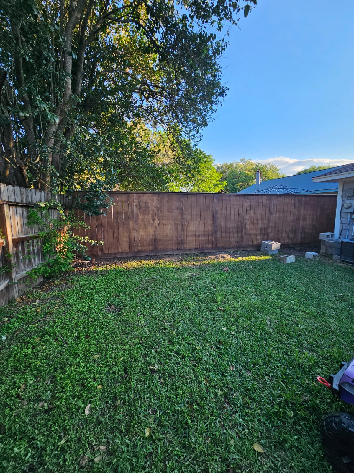 Double Sided Privacy Cedar Fence for Eric Ceron in Atascocita, Texas ...
