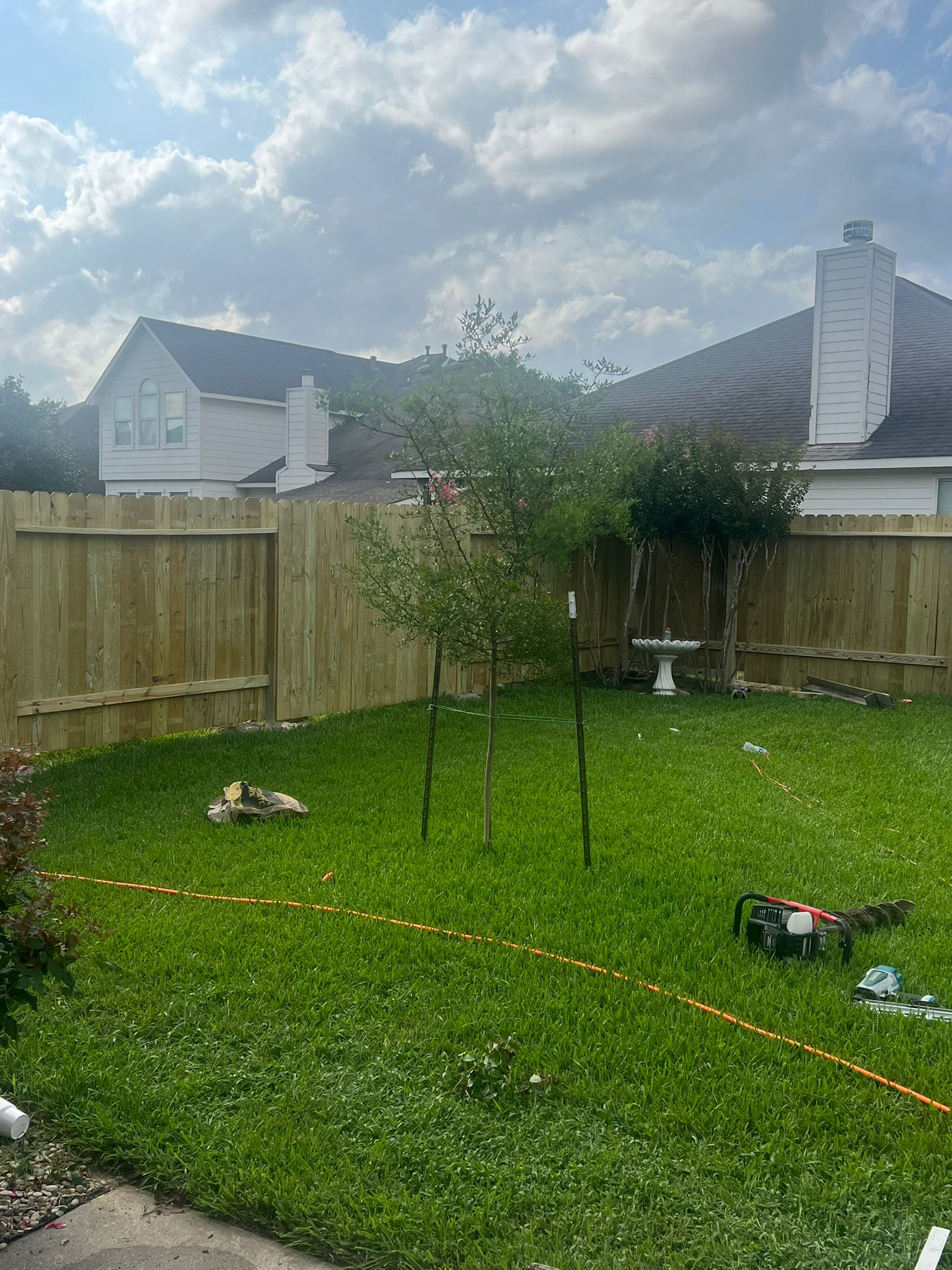 Installing a 6-Foot Flip Flap Privacy Fence in Houston TX